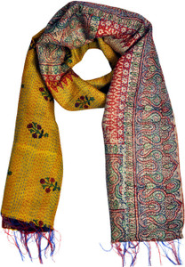 Lal Haveli Printed Silk Girls Stole - Buy Multicolor Lal Haveli Printed ...
