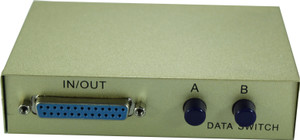 Smart Power 2 Port 25 Pin Manual Parallel Printer Sharing Switch Media ...