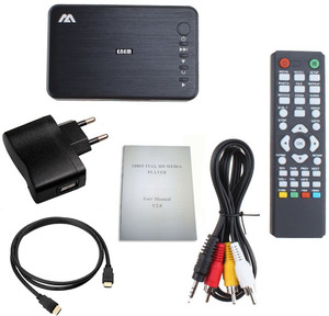 ENEM HD Portable High Definition Media Player 1080p with Optical Audio ...