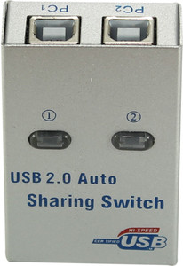 SMART PRO 2 Port USB Auto Printer Sharing Switch Media Streaming Device ...