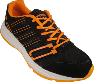 action Synergy 7148 Black/Orange Sports Walking Shoes For Men - Buy ...