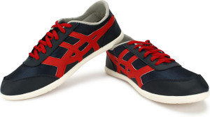 GLOBALITE Wings Ace Walking Shoes For Men - Buy Navy Red Color ...