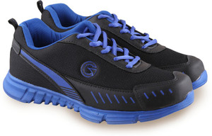 GLOBALITE Ambassador High Ankle Sneakers For Men - Buy Black Blue Color ...