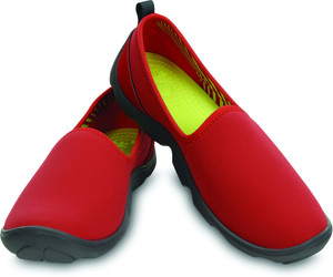 CROCS Casuals For Women - Buy Flame/Charcoal Color CROCS Casuals For ...