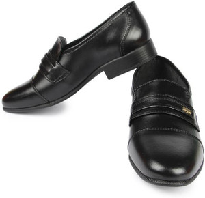 Fortune By Liberty Volvo-Black Slip On Shoes For Men - Buy Black Color ...
