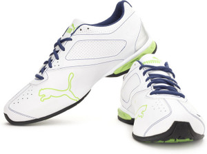 PUMA Tazon 5 Running Shoes For Men - Buy White, Silver, Jasmine Green ...