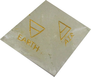 Plus Value Five Element Crystal With Symbol- Vastu correction Pyramid ...