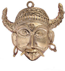 slice of bengal DOKRA MASK Decorative Showpiece - 12 cm Price in India ...