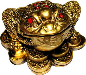 7 Ocean feng shui three leg frog Decorative Showpiece - 4 cm Price in ...