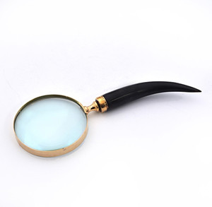 CREATIVE Handicraft Traditional Real Magnifying Glass With Wooden ...