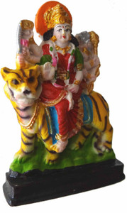 Litstick Durga Small, Rasin Statue Decorative Showpiece - 10 cm Price ...
