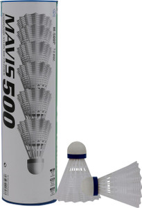 YONEX Mavis 500 Blue Cap Nylon Shuttle - White - Buy YONEX Mavis 500 ...