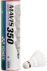 YONEX Mavis 350 Red Cap Nylon Shuttle - White - Buy YONEX Mavis 350 Red ...