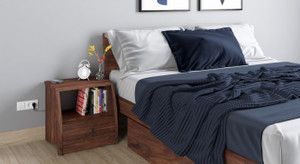 Urban Ladder Sheesham Wood Solid Wood Bedside Table Price in India ...