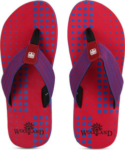 WOODLAND Men Flip Flops - Buy RED Color WOODLAND Men Flip Flops Online ...