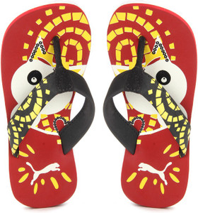 PUMA Women Slippers - Buy High Risk Red, Dandelion, White Color PUMA ...