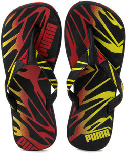 PUMA Men Blaze Ind. Flip Flops - Buy Black, Red, Vibrant Yellow Color ...