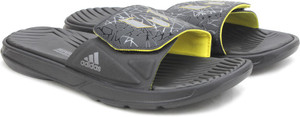ADIDAS Men MESSI FB SLIDE M Slippers - Buy CBLACK/NGTMET/BYELLO Color ...