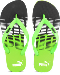 PUMA Men Sam Flip Flops - Buy Black, Jasmine Green, White Color PUMA ...