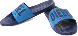 DIESEL Men Icon Freestyle Slippers - Buy Blue Color DIESEL Men Icon ...