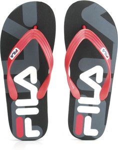 FILA Men Slippers - Buy BLK/RD/GRY/WHT Color FILA Men Slippers Online ...