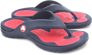 CROCS Men Modi Flip Flops - Buy Navy, Red Color CROCS Men Modi Flip ...