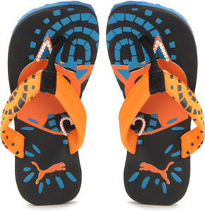 PUMA Men Slippers - Buy Black, Blue Aster, Dark Cheddar Color PUMA Men ...