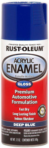 RUST-OLEUM Automotive-Acrylic-Enamel Gloss Deep Blue Spray Paint 340 ml ...