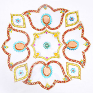 Amba Handicraft Kamal Rangoli Self Adhesive Sticker Price in India ...
