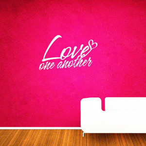 Creatick Studio 55.88 cm Love One Another Wall Decal Self Adhesive ...