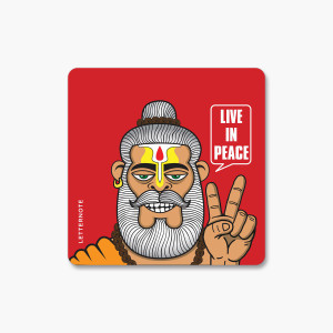 LETTERNOTE 8 cm Sadhu Magnetic Sticker Price in India - Buy LETTERNOTE ...