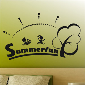 Decor Villa 83.82000000000001 cm Decor Villa Summer Wall Decal and ...