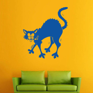 PICKYPOMP 101 cm Scary Cat Self Adhesive Sticker Price in India - Buy ...