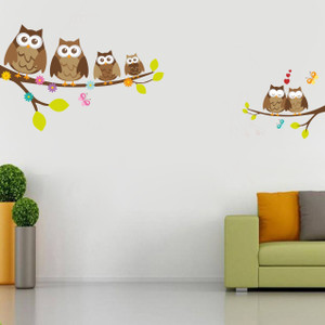 ORKA 55 cm Owl's Removable Sticker Price in India - Buy ORKA 55 cm Owl ...