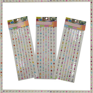ASIAN HOBBY CRAFTS 0.8 cm Multi Stone Stickers for Scrapbooking, Gift ...