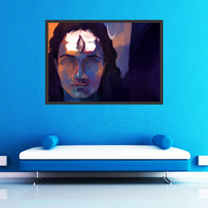 Impression Wall 46 cm Impression Wall Shiv Shankar Vinyl Wall Stickers ...