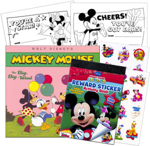 DISNEY 20.3 cm Mickey Mouse Reward Stickers & Activity Book with ...