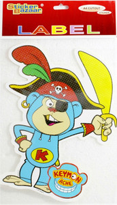 STICKER BAZAAR 32.4 cm A4 Cutout Sticket Of Keymon Ache Self Adhesive ...