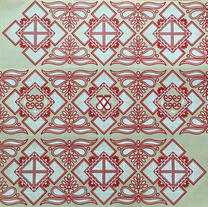 Suman Creations 27.94 cm Dehleez Rangoli with Paglya in long shap ...