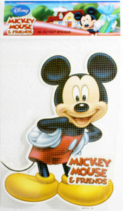STICKER BAZAAR 32.4 cm A4 Cutout Sticker Of Mickey Self Adhesive ...