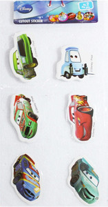 STICKER BAZAAR 10 cm Cutout Folder Of Car Pixar Self Adhesive Sticker ...