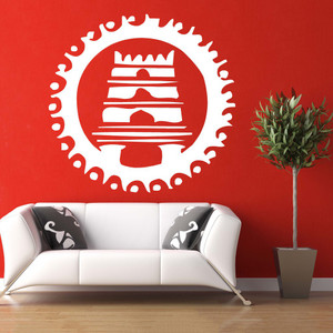 Decor Villa 38 cm Decor villa Logo Wall Decal & Sticker White Color ...