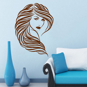 Decor Villa 27 cm Decor villa Swirl girl Wall Decal & Sticker Self ...