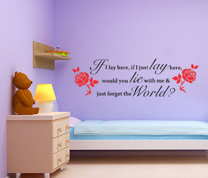 Impression Wall 18 cm Lay Here With Me Sticker Price in India - Buy ...
