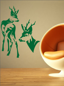 Eight2Ten 45 cm Dear Faces Green Self Adhesive Sticker Price in India ...