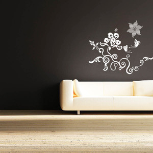 Creatick Studio 91.44 cm Creative Design Wall Decal Self Adhesive ...