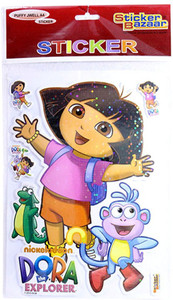 STICKER BAZAAR 26.7 cm A4 PUFF FOAM OF DORA Self Adhesive Sticker Price ...