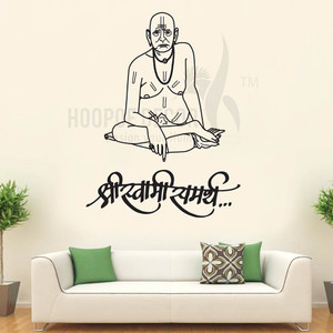 PICKYPOMP 88 cm Shree Swami Samarth Self Adhesive Sticker Price in ...