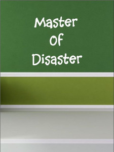 wall1ders 137.16 cm Master Of Disaster Self Adhesive Sticker Price in ...