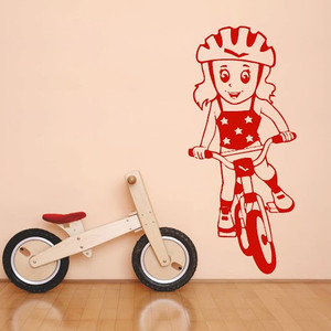 DeStudio 107 cm Cycle Riding Flip Self Adhesive Sticker Price in India ...